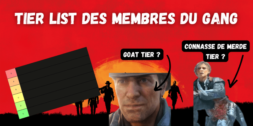La tier list officielle des membres du gang Van Der Linde dans RDR2 ...